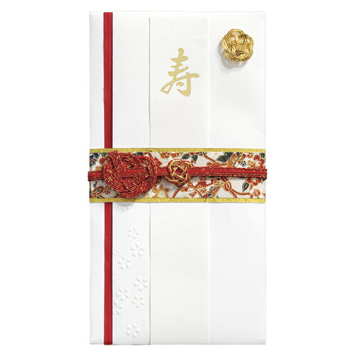 ●中袋付 ●外寸：縦180×横95mm ●短冊：4種類（ご結婚おめでとうございます，寿，御結婚御祝，無地） ●金額目安：1万?10万円