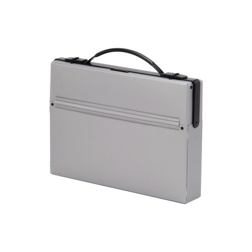 ●規格：A4判 ●外寸：縦285（取っ手含む330）×横400×厚70mm ●収納幅：55mm ●材質：本体＝PP