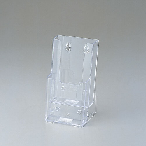 ●規格：A4判3つ折2段 ●外寸：幅111×奥108×高210mm ●ポケット内寸：幅105×奥33mm ●重量：215g ●材質：PS