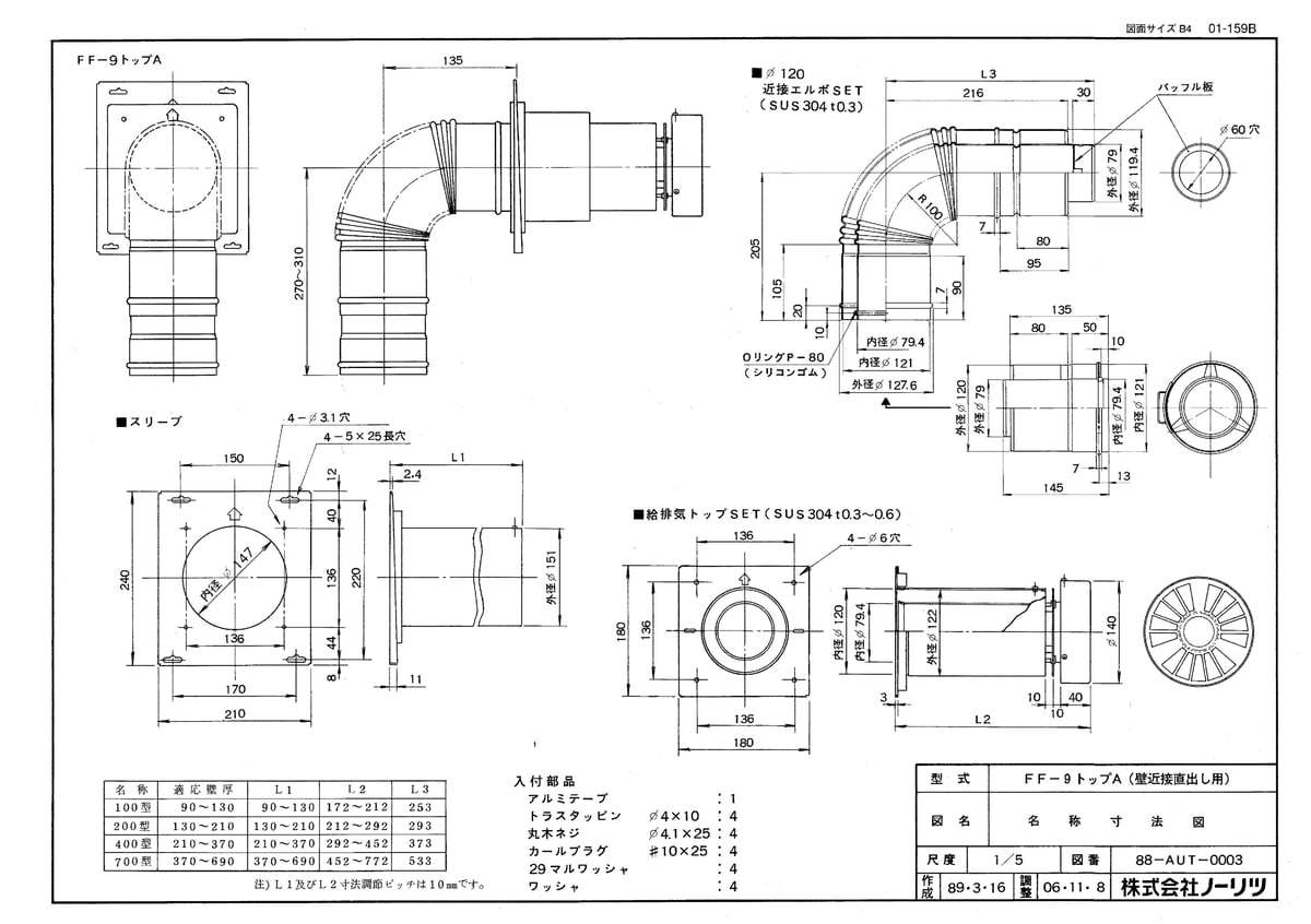 メーカー希望小売価格はメーカーカタログに基づいて掲載していますFF-9トップA-200