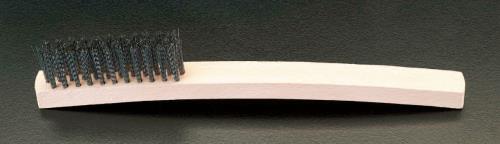 仕様：●ブラシ材質:スチール(波線)●線径:0.3mm●毛丈:20mm●行数:3行●ブラシサイズ:15×85mm●全長:265mm●木柄商品画像に関する注意事項：●画像に数字等の情報が入っている場合は、　品番末尾が対象商品の画像となります。