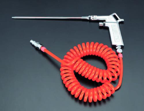 仕様：●メーカー:栗田製作所●型番:AG45P●ノズル長:100mm●エアー量:160L/min●穴径:2mm●常用圧力:0.69MPa●ホース全長:5m●使用範囲:3.5m●付属品:プラグ●本体材質:アルミダイカスト●ホース取付ねじ:G1...