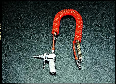 仕様：●メーカー:栗田製作所●型番:GT50L●穴径:2mm●常用圧力:0.69MPa●エアー量:145L/min●ホース全長:5m(使用範囲2.4m)●付属品:プラグ●吊下げ重量:200g●本体材質:アルミダイカスト●ホース取付ねじ:G1...