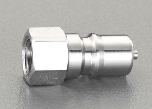 仕様：●型:中圧型●材質:SUS304●オーリング(NBR)●自動開閉バルブ内蔵●取付ねじ:Rc1-1/2”●常用圧力:3.0MPa●中圧型のプラグ、ソケットは同ねじサイズのみしか適合しません商品画像に関する注意事項：●画像に数字等の情報が...