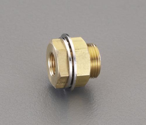 仕様：●メーカー:潤工社●型番:PF-1/2-1/2-BS●用途:空気圧配管、水圧配管、油圧配管●材質:黄銅●使用温度:空気:-20~60°C水・油:0~60°C●最高使用圧力:チューブ最高使用圧力に準拠●ねじサイズ:Rc1/2”●六角対辺...