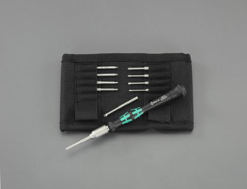 仕様：●メーカー:Wera●型番:135938●〈セット内容〉:11点組・(+)ビット:#00・#0・#1・(-)ビット(刃幅×刃厚):1.5×0.23・2.0×0.4・3.0×0.5mm・トルクスビット:T5・T6・ヘキサゴンビット(対辺...
