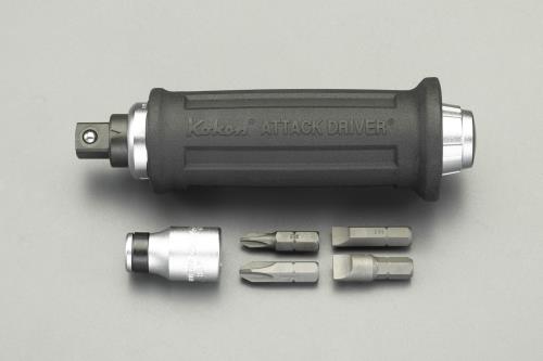 仕様：●メーカー:コーケン(Ko-ken)●型番:AG112A●:6点●(+)ビット:#2・#3●(-)ビット:1.6×9・1.6×11mm●ビットホルダー:8mm(5/16”)hex×1/2”sq●ドライバー全長:163mm●ドライバー差...