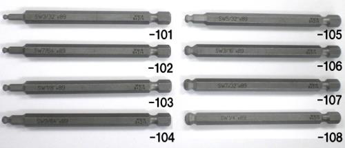 仕様：●メーカー:Wera●型番:380128●商品名:842/4●六角シャンク:1/4”●サイズ:5/32”●全長:89mm●重量:21g●軸径(mm):6.35●ボールポイント付商品画像に関する注意事項：●画像に数字等の情報が入っている...