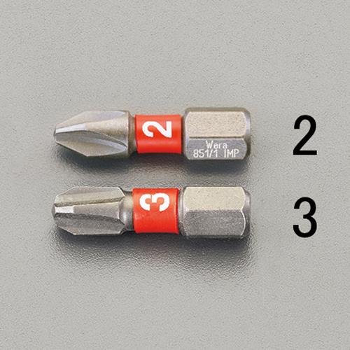 仕様：●メーカー:Wera●型番:057617●商品名:851/1IMP DC●サイズ:#3●全長:25mm●六角シャンク:1/4”●(+)ビット●重量:4g●ダイヤモンドコーティング●インパクトドライバーでのご使用の際は別売のビットホルダ...