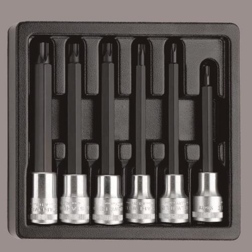 仕様：●メーカー:STAHLWILLE(スタビレー)●型番:ES 1054/2054TX/6●トレーサイズ:175×175×30(H)mm●差込角:1/2”●●サイズ×全長:T30×120・T40×140・T45×140・T50×140・T...