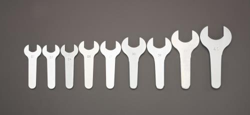 仕様：●〈セット内容〉:9本組●サイズ(mm):21・22・24・26・27・30・32・36・41●厚み:6.0~10.0mm●全長:120~170mm商品画像に関する注意事項：●画像に数字等の情報が入っている場合は、　品番末尾が対象商品...