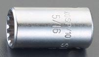 仕様：●メーカー:STAHLWILLE(スタビレー)●型番:40ASP-10●呼び:10●差込角:1/4”●対辺(インチ):5/16●より高品質なHPQシリーズの1/4”DRスプラインソケット●全長(L;mm):22.2●ソケット部外径(d...