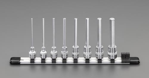 仕様：●メーカー:TONE●型番:HH308L●:8個組●サイズ:3mm●サイズ:4mm●サイズ:5mm●サイズ:6mm●サイズ:7mm●サイズ:8mm●サイズ:10mm●サイズ:12mm●差込角:3/8”●全長:100mm●総重量:640...