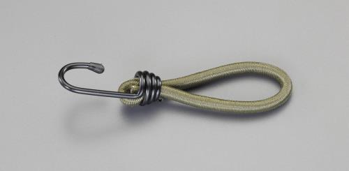 仕様：●色:OD色●全長:約146mm●コード径:φ8mm●フック線径:4mm●フック内径:17mm●鉄製フック●入数:10本商品画像に関する注意事項：●入数：10本●画像に数字等の情報が入っている場合は、　品番末尾が対象商品の画像となります。