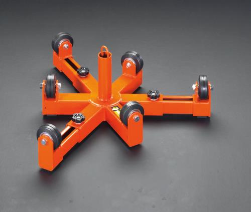 仕様：●メーカー:マーベル(MARVEL)●型番:E-6709●安全耐荷重:5.9kN(600kgf)●最大使用ドラム径:φ1200mm●軸径:42.7mm●ゴム車輪径:φ75mm●サイズ:φ440~620×250(H)mm●重量:10.5...