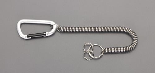仕様：●メーカー:ベルモント(belmont)●型番:BLT-6●サイズ:全長:約250mm(カラビナ+カールコード+リング)カールコード:約φ7×160~1300mm●材質:カラビナ:アルミカールコード:ポリウレタン●使用荷重:約0.2k...