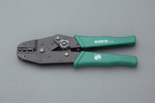 仕様：●メーカー:SATA●型番:91105●圧着範囲:0.5-1・1.1-2.5・4-6mm2●全長:240mm●対応端子:絶縁端子●ハンドル:プラスチック●重量:545g商品画像に関する注意事項：●画像に数字等の情報が入っている場合は、...