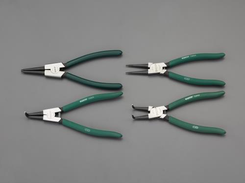 仕様：●メーカー:SATA●型番:※ESCOオリジナルセット品●:4本組●軸用ストレート・軸用90°・穴用ストレート・穴用・90°●リング径(mm):40~100●全長(mm):225●工具袋付●工具袋は予告無く色や材質を変更する事がござい...
