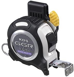仕様：●メーカー:ムラテックKDS●型番:GGR25-75MZ●仕様:クイックホルダー+マグ爪●全長:7.5m●幅:25mm●材質:バネ:スチールテープ:スチール(ナイロンコート)カバー:エラストマー樹脂ケース:ABS樹脂●目盛仕様:メート...