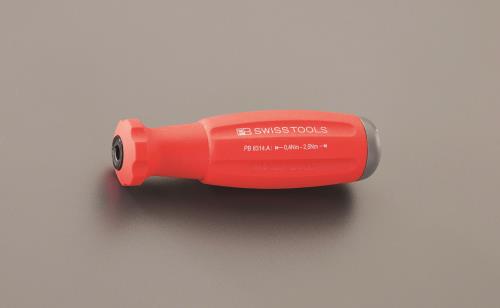 仕様：●メーカー:PBSWISSTOOLS●型番:PB8314.A0,6Nm●精度:±6%●トルク範囲(N・m):0.4~2.0●初期設定トルク(N・m):0.6●全長:120mm●重量(g):96●EA550CA・CB・CC・CE・CFシ...