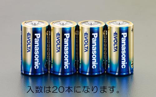 仕様：●メーカー:パナソニック(Panasonic)●型番:LR20EJ/4SW●入数:20本(4本入×5パック)●直径×高さ:φ34.2×61.5mm(1本)●重量:137g(1本あたり)●保存温湿度範囲:温度:20°C±2°C相対湿度:...
