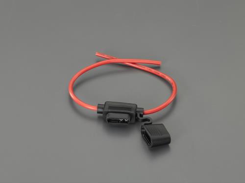 仕様：●定格電流:30A●耐熱温度:-10~80度●適用ヒューズ:平型ヒューズ30A以下●サイズ:全長:30cm(コード込み)コード部分:13cm(片側)ヒューズ収納ブロック部分:4cm●材質:ホルダー:PVC●防水等級:IP67●使用可能...