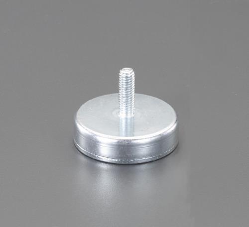 仕様：●直径:32mm●厚み:7mm●全高(ネジ穴込):22mm●ねじサイズ:M5×15mm●吸着力:8.0kgf●材質:フェライト磁石、軟鋼(亜鉛メッキ)●使用温度:120°C以下●雄ねじ付きマグネット●部品の固定用に最適●錆びにくく、磁...