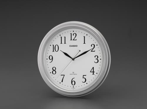 仕様：●メーカー:カシオ(CASIO)●型番:IQ-1005J-8JF●サイズ:φ324×52mm●重量:790g●周波数:40/60kHz自動選局●電源:単3アルカリ電池×1本(付属)●電池寿命:約1年●ケース材質:樹脂●風防材質:ガラス...