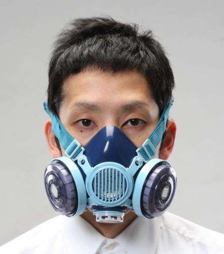 仕様：●型式:7191DK-03●捕集効率:99.9%以上●吸気抵抗:85Pa以下●名称:マスク(フィルター2個付)●排気抵抗:35Pa以下●しめひも:タイプXDB●重量:198g以下●アスベスト作業レベル:レベル2(作業内容による)・レベ...