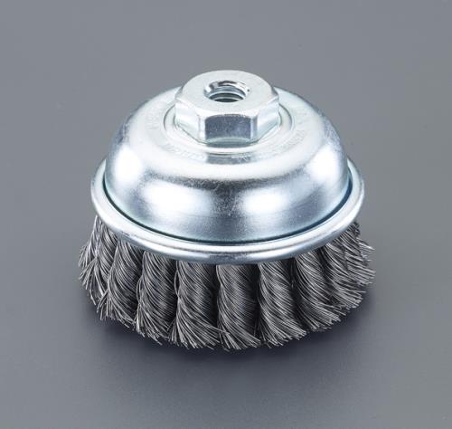 仕様：●毛丈:22mm●サイズ:外径:75mm線径:0.35mm●最大回転数:12,500rpm●ブラシ材質:スチール●ねじサイズ:M10×1.5●カップ型商品画像に関する注意事項：●画像に数字等の情報が入っている場合は、　品番末尾が対象商...