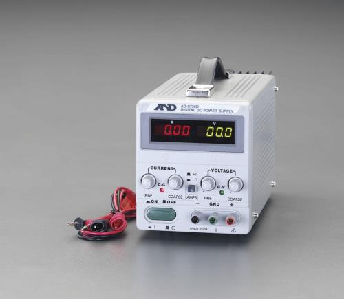 仕様：●メーカー:エー・アンド・デイ●型番:AD-8735D●出力電圧:DC0~30V●出力電流:DC0~3A●重量:約5kg●入力電圧:AC100V±10%(50/60Hz)●サイズ:128(W)×285(D)×145(H)mm●電源:A...