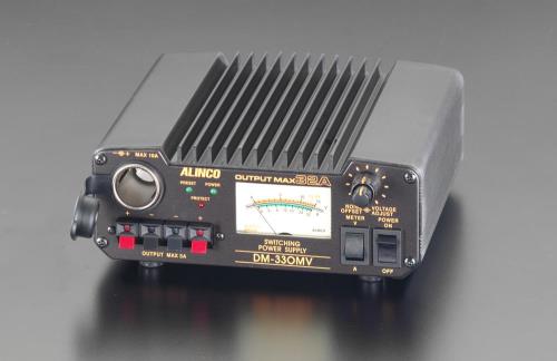 仕様：●メーカー:アルインコ(ALINCO)●型番:DM-330MV●入力電圧:AC100V●出力電圧:DC13.8V●定格出力電流:30A●最大出力容量:32A●電圧可変:DC5~15V●保護回路動作点:32A●使用ヒューズ:8A●温度制...