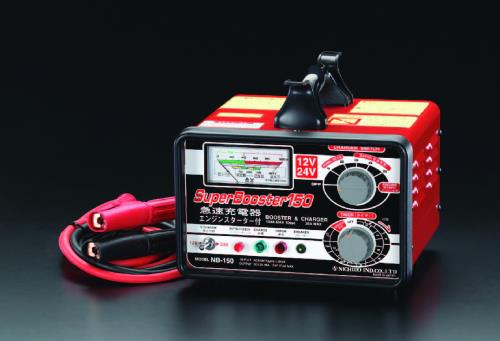 仕様：●メーカー:日動工業●型番:NB-150●開放専用●入力電圧:AC100V●出力電圧:DC12V、DC24V●連続充電電流:DC12V:20A、DC24V:10A●最大充電電流:DC12VMAX:35A DC24VMAX:17.5A●...