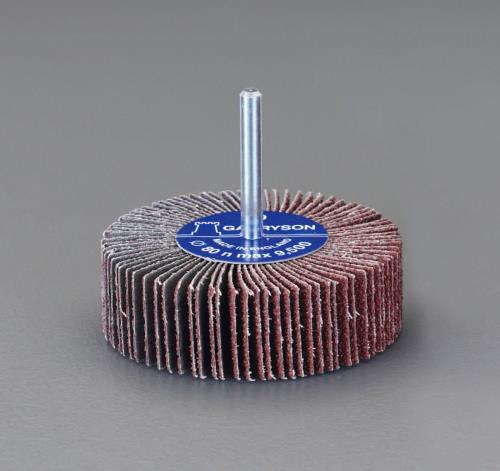仕様：●軸径:6mm●最大回転数:9500rpm●用途:鉄からプラスチックまであらゆる表面研磨に対応。●研磨砥粒:アルミ酸化物●直径:80mm●高さ:25mm●粒度:#80商品画像に関する注意事項：●画像に数字等の情報が入っている場合は、　...