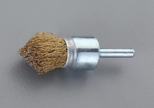 仕様：●材質:鉄、真鍮メッキ●最大回転数:20000rpm●外径:20mm●軸径:6mm●毛丈:30mm●全長:85mm●線径:0.3mm●重量:45g商品画像に関する注意事項：●画像に数字等の情報が入っている場合は、　品番末尾が対象商品の...