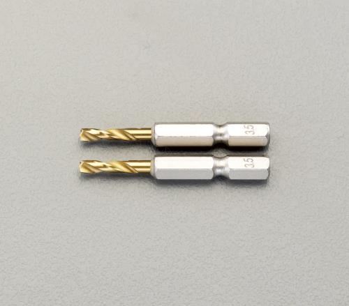 仕様：●六角シャンク:6.35mm●刃径:6.5mm●溝長:26mm●全長:65mm●取付部寸法:13mm●材質:HSS(チタンコーティング)●適用機種:・ボール盤・電動ドリル・充電式インパクトドライバー・充電式ドリルドライバー●入数:2本...