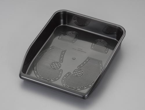 仕様：●メーカー:三甲(サンコー)●型番:805253●商品名:サンシューズトレイ●サイズ:外寸:265(W)×336(D)×62(H)mm内寸:250(W)×313(D)×59(H)mm●材質:ポリプロピレン●色:ブラック●入数:1個● ...