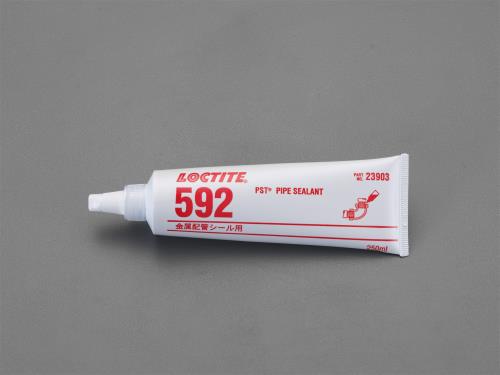 仕様：●メーカー:LOCTITE(ロックタイト)●型番:23903●商品名:592●内容量:250ml●強度:低強度●使用温度範囲:-55~200°C●カラー:白●脱出トルク:≧0.6●一般ねじこみ配管継ぎ手用●嫌気性(ペースト/チキソ)●...