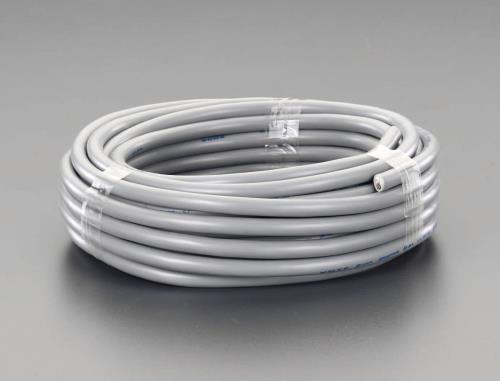 仕様：●長さ:10m●定格容量:7A 300V(0.75mm2×2心)●絶縁体厚さ:0.6mm●公称断面積:0.75mm2●コード長:10m●仕上外径:6.6mm●カラー:グレー●日本製●2心(白・黒)●300V以下の小型電源器具に使用●シ...