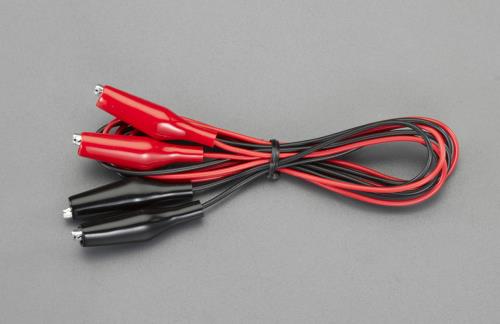 仕様：●メーカー:テイシン電機●型番:TLA-9●絶縁耐圧:AC2000V1分以上●リード線:0.3mm2●全長:1000mm●開口寸法:最大約6mm●シールドクリップM両端付き●赤・黒各色1本(計2本入り)●RoHS2対応品商品画像に関す...