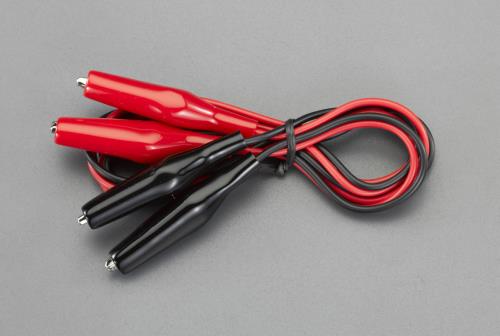 仕様：●メーカー:テイシン電機●型番:TLA-10●絶縁耐圧:AC2000V1分以上●リード線:0.5mm2●全長:1000mm●開口寸法:最大約8mm●シールドクリップL両端付き●赤・黒各色1本(計2本入り)●RoHS2対応品商品画像に関...