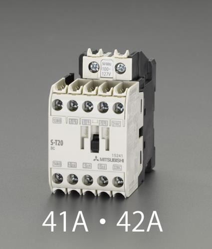 仕様：●メーカー:三菱電機●型番:S-T25BC●交流操作型●補助接点:2a2b●フィンガープロテクション端子構造●DINレール取付け●サイズ:63×81×81(H)mm●主接点定格:200~220V 5.5kW●コイル電圧:200V●配線...