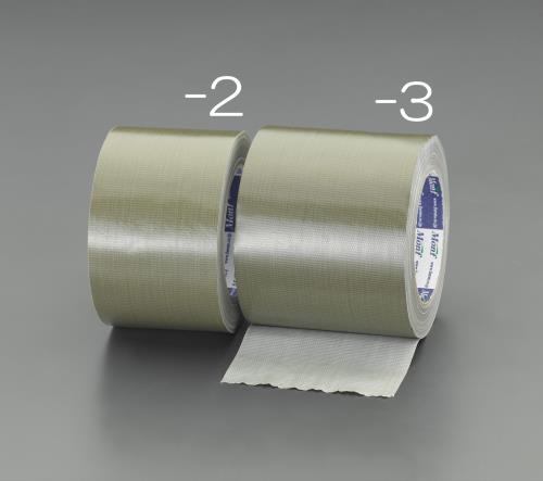 仕様：●幅:100mm●長さ:25m●厚さ:0.22mm●材質:基材:スフモス粘着剤:天然ゴム系●色:OD●粘着力:5.4N/10mm●引張強度:49.6N/10mm●入数:1巻●簡単に手で切れます。●梱包など様々な用途で使用できる布を基材...