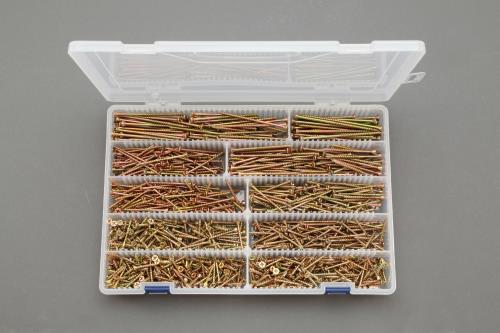 仕様：●セット内容:サイズ(入数):3.4×25(180)全ねじ3.4×30(180)全ねじ3.4×35(130)半ねじ3.4×40(120)半ねじ3.4×45(110)半ねじ3.4×50(110)半ねじ3.4×55(90)半ねじ3.8×6...