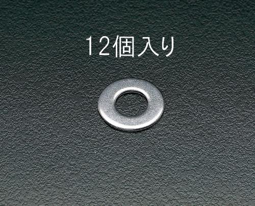 仕様：●呼び:M12●サイズ(内径×外径×厚み):12.5×26×2.3mm●材質:ステンレス(SUS304)●入数:12枚●平ワッシャー商品画像に関する注意事項：●画像に数字等の情報が入っている場合は、　品番末尾が対象商品の画像となります。