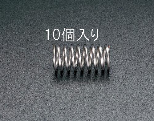 仕様：●材質:SUS304●外径×線径×高さ:9×1.4×25mm●許容荷重:6.23kgf●入数:10個商品画像に関する注意事項：●画像に数字等の情報が入っている場合は、　品番末尾が対象商品の画像となります。