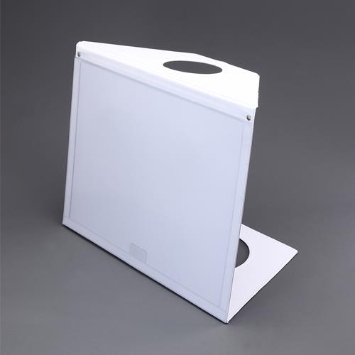 仕様：●サイズ:475×360mm●ポケットサイズ:A3横●材質:中身:ボール紙外装:PVC●穴径:上:100mm下:201mm●A3用紙にデザインされたものを差し込むだけで、思いのままのサインを表示できます。●ほとんどのコーンに使用可能で...