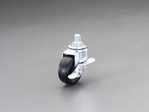 仕様：●メーカー:ナンシン●型番:SR-50RM S-1 M12●ねじサイズ:M12×14mm●ねじピッチ:1.25●材質:金具:スチール(ユニクロームメッキ)、車輪:ゴム●自在(ストッパー付)●車輪径×幅:50×20mm●耐荷重:35kg...