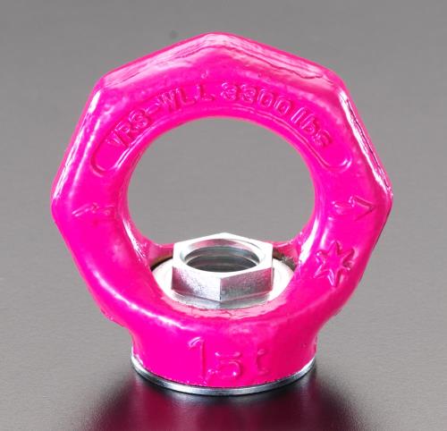 仕様：●メーカー:ルッドリフティングジャパン(RUD)●型番:VRM-M16●リング内径(mm):35●リング線径(mm):14●ねじ径:M16●締付トルク:60Nm●使用荷重:1.5t●重量:0.3kg●使用荷重は、10.9級以上のボルト...