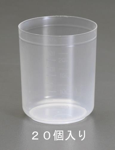 仕様：●メーカー:瑞穂化成工業●型番:0160●容量:100ml●サイズ:42×79mm●外径:50mm●目盛単位:10ml●材質:ポリプロピレン●入数:20個●射出成形による透明度の良いカップ●目盛付商品画像に関する注意事項：●画像に数字...